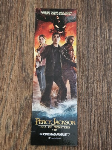 Rare! Percy Jackson Sea Of Monsters Movie Card Bookmark | eBay UK