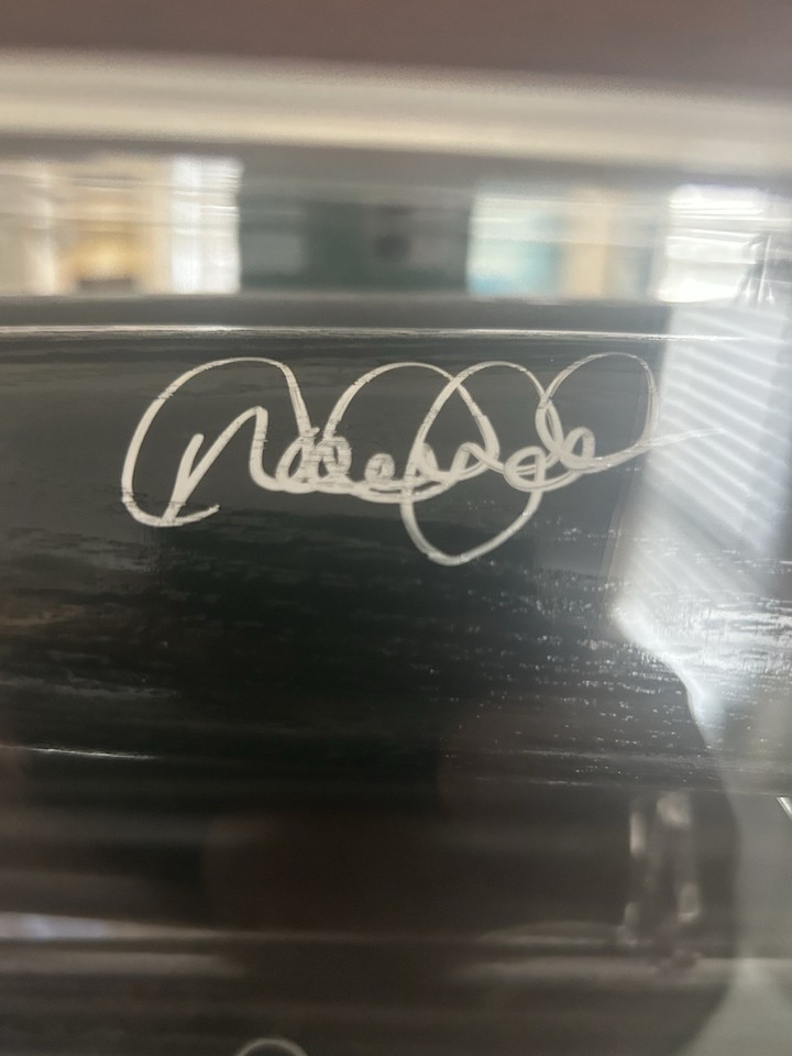 Derek Jeter Signed Bat Steiner Cert + A-Rod Signed Bat Mounted Yankees ...