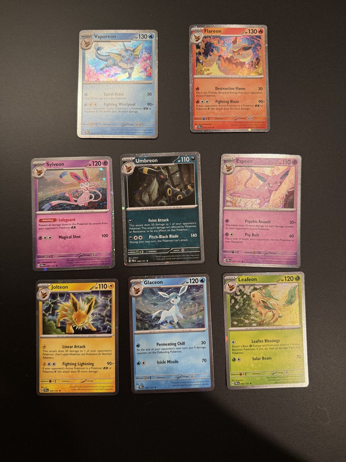 Pokémon Prismatic Evolutions Costco Cosmos Holo Eevee Evolution Set Of ...