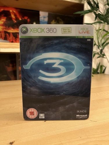 Halo 3 Xbox 360 Limited Edition Steelbook Complete With Manual ...