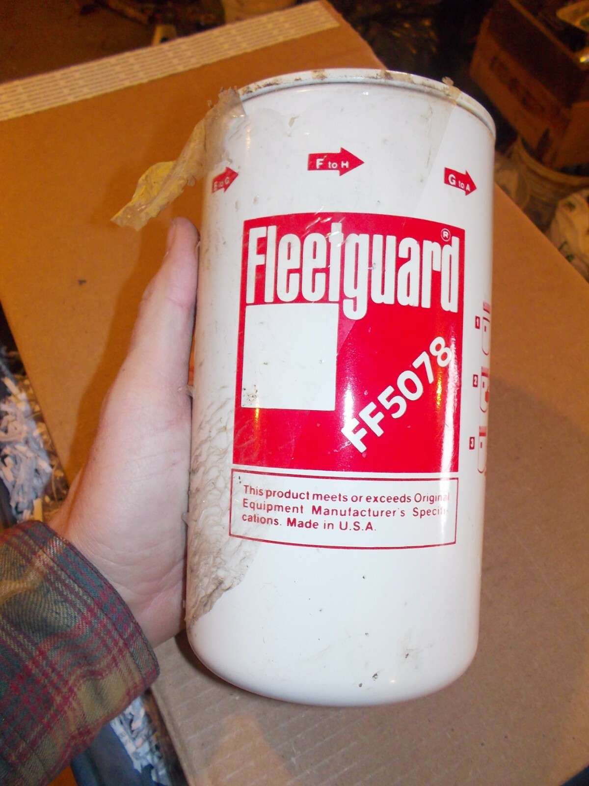 1 FF5078 NEW GENUINE FLEETGUARD CUMMINS REPLACEMENT PART FUEL FILTER | eBay