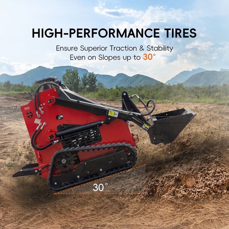 Free Shipping Triangle Track Mini Track Skid Steer Loader for sale | eBay