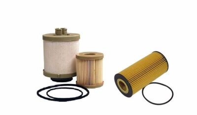 Ford Powerstroke 6.0L Diesel Oil Filter Fuel Filter 03-07 FL2016 FD4604 ...