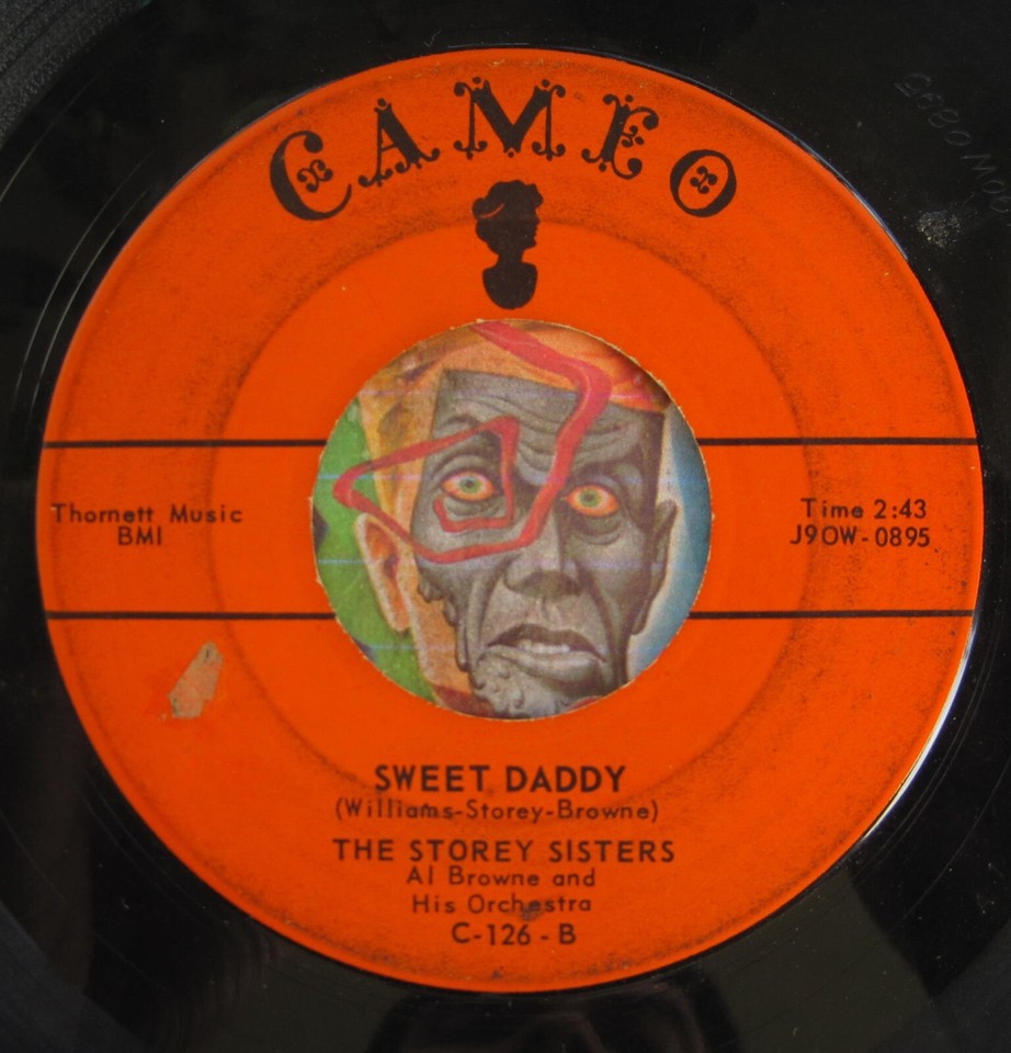 HEAR Storey Sisters 45 Bad Motorcycle / Sweet Daddy CAMEO rockabilly ...