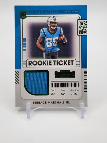 2021 Panini Contenders Terrace Marshall Jr Rookie Ticket Variation RSV ...