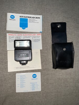 Minolta Electroflash Auto 280PX External Camera Flash Attachment PARTS ...
