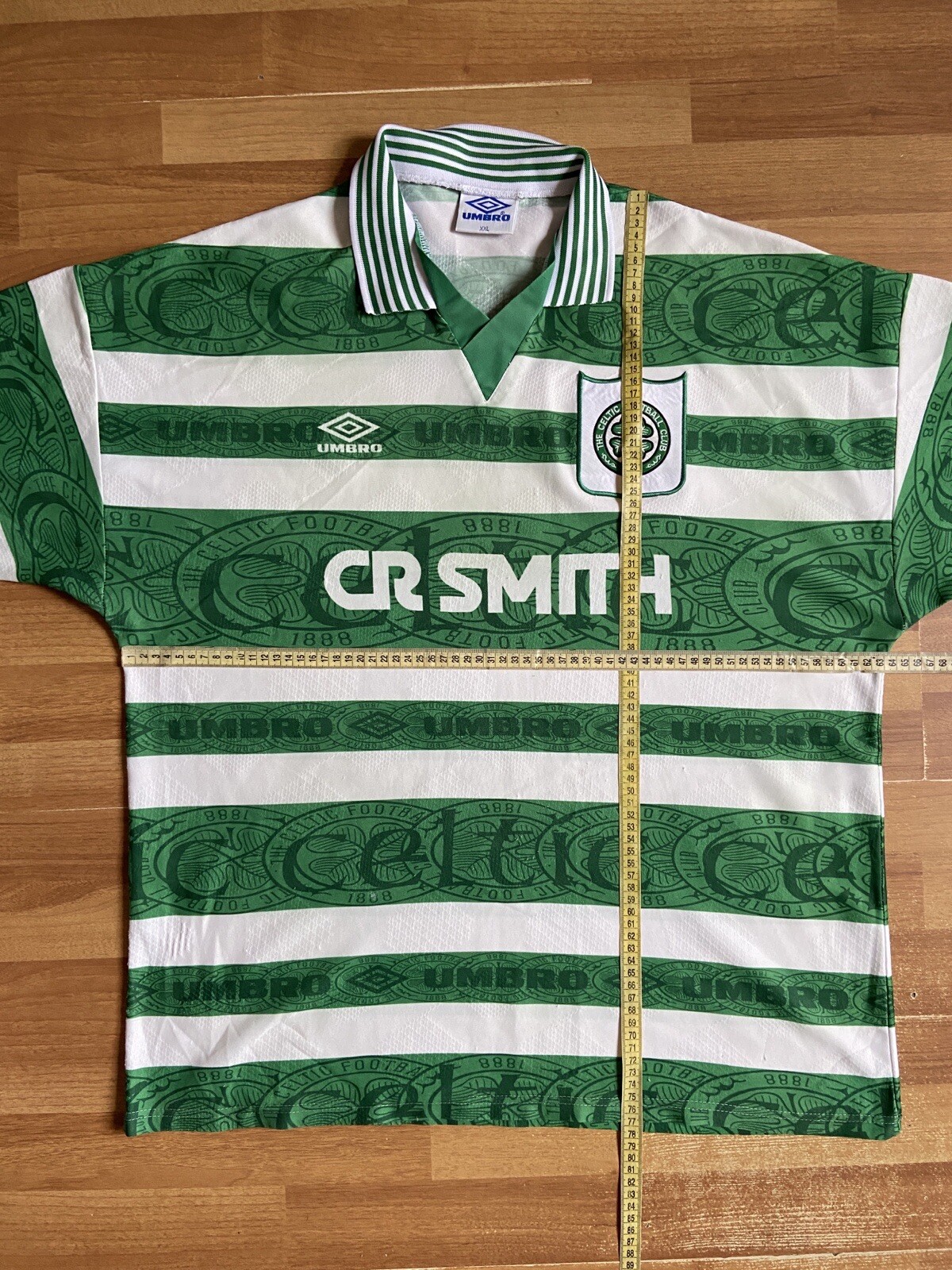 CELTIC 1995 1997 HOME FOOTBALL SHIRT SOCCER JERSEY UMBRO sz 2XL MEN ...