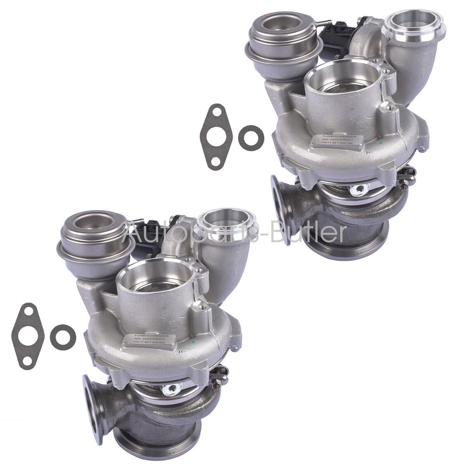 2X Turbocharger for BMW N63 4.4L V8 Turbo X6 x Drive 50i (E71), N63 ...