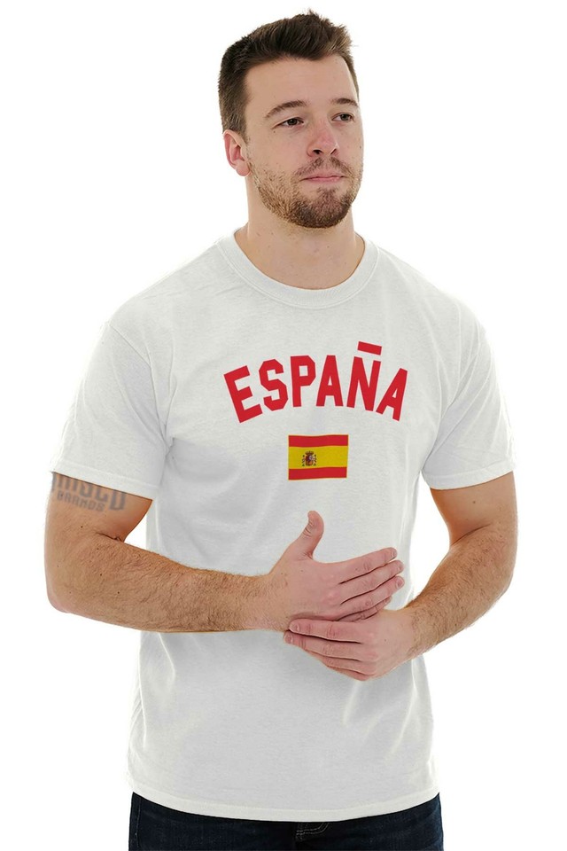Espana Country Flag International Travel Womens or Mens Crewneck T ...