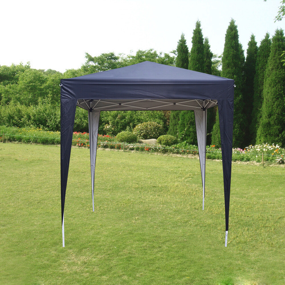 2x2m Small Pop Up Gazebo Marquee Garden Awning Party Tent Canopy with 4 ...