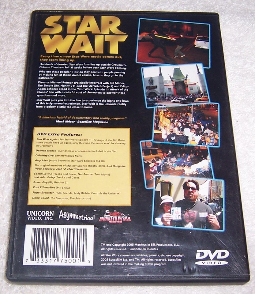 Star Wait DVD wars 733317750015| eBay