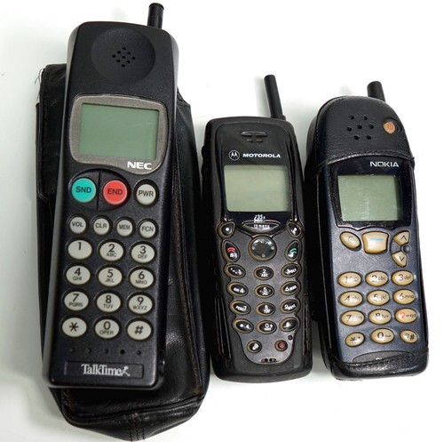 Lot of 3 Vintage Cell Phones NEC Motorola Nokia | eBay