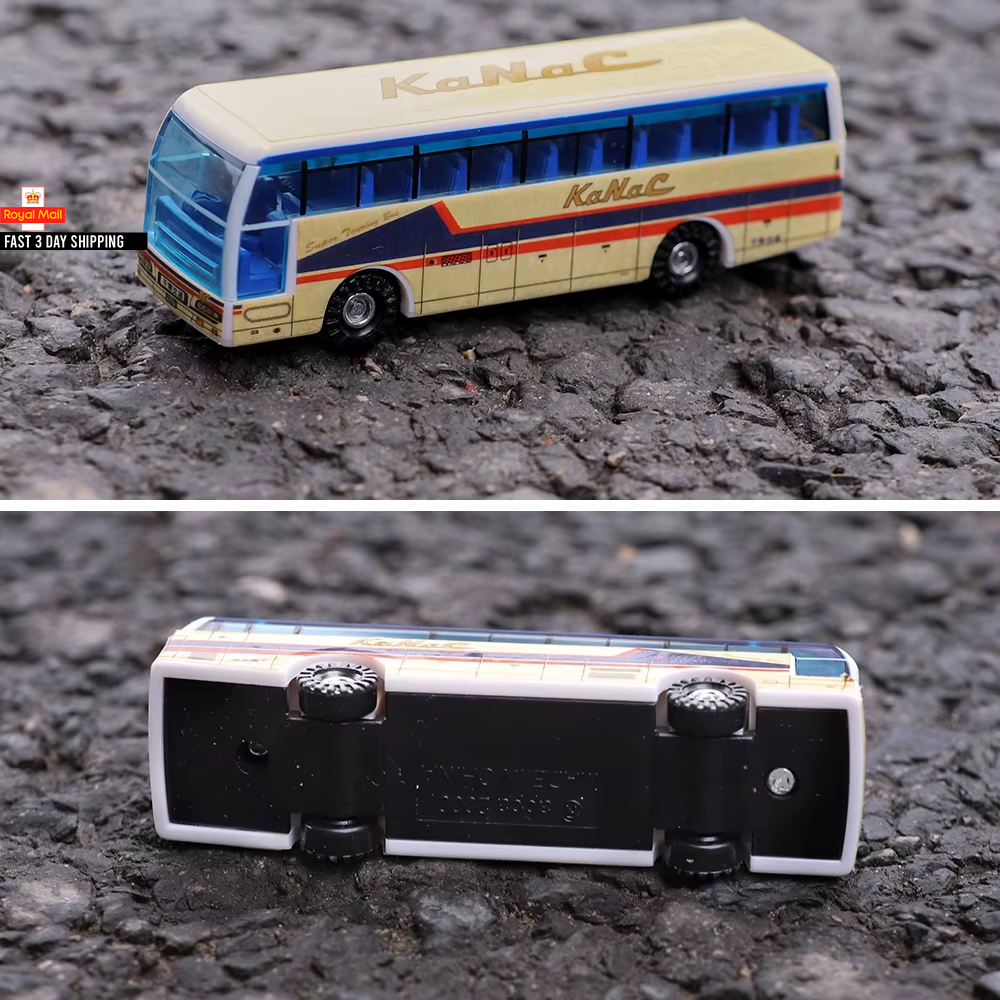 1Pc Miniature Bus ABS Plastic Vehicle Toys Model Cars 1:120 ...