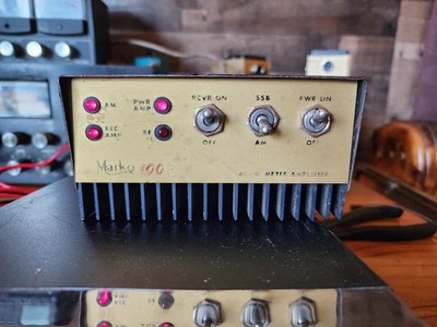 Vintage Marko 100F 10 to 40 Meter Linear Amplifier 2x Motorola MRF454 ...