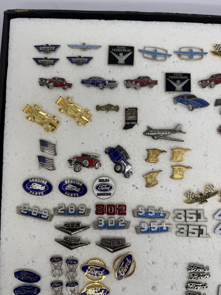 Huge Lot Of 140 Vintage Car Lapel Pins, Hat Pins Mixed Lot w/backs | eBay