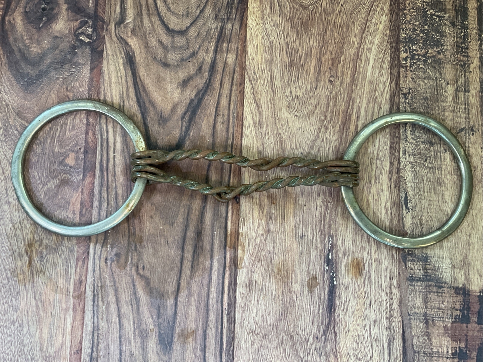 Mule Bit Vintage Double Twisted Snaffle Bit 5” Mouthpiece 3” Oring | eBay