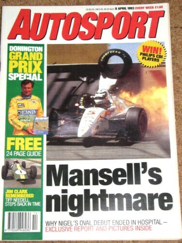 Autosport 8/4/93* PHOENIX INDYCAR -JIM CLARK'S LOTUS 25 TEST - F2 IN ...