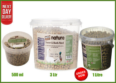 Swan And Duck Food Natural Floating Pellets Feed Extra Select Premium 1 ...