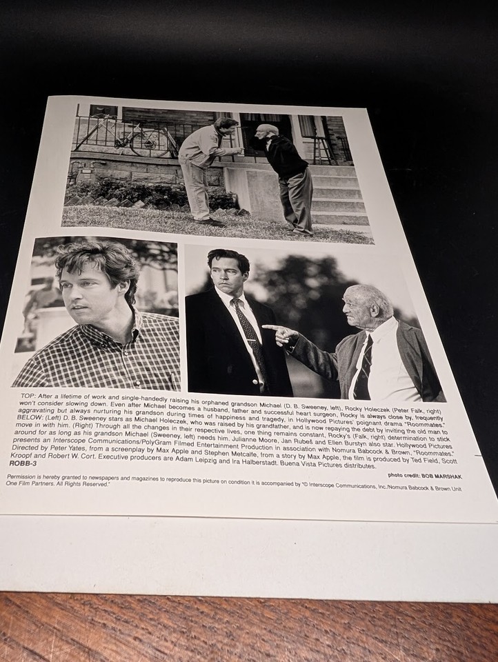 Set of 2 Roommates Movie Photo - D.B. Sweeney - Peter Falk - Ellen ...
