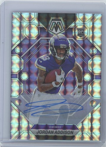 2023 Mosaic JORDAN ADDISON Prizm RC Rookie Auto | eBay
