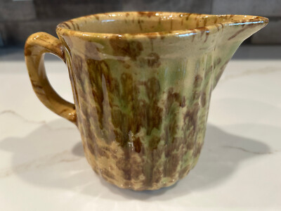 Vintage Morton Pottery Spongeware Small Pitcher | eBay