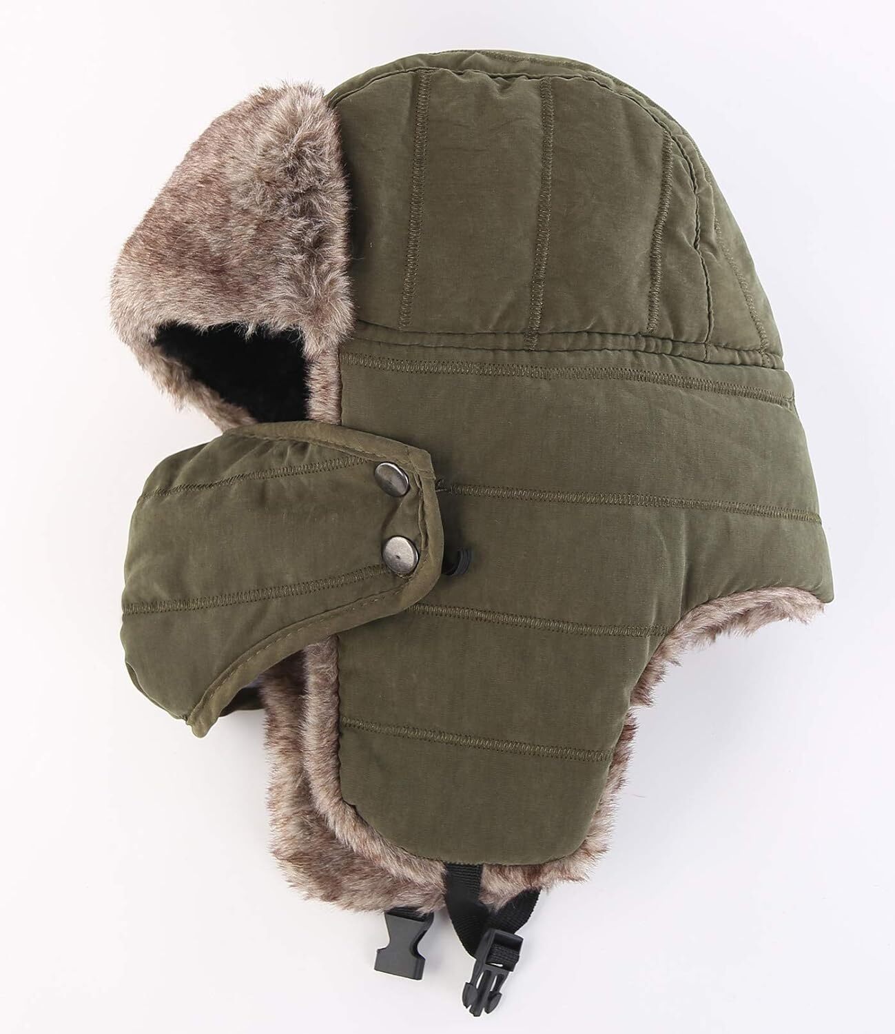 Connectyle Trooper Trapper Hat Warm Winter Hats Hunting Large, Army ...