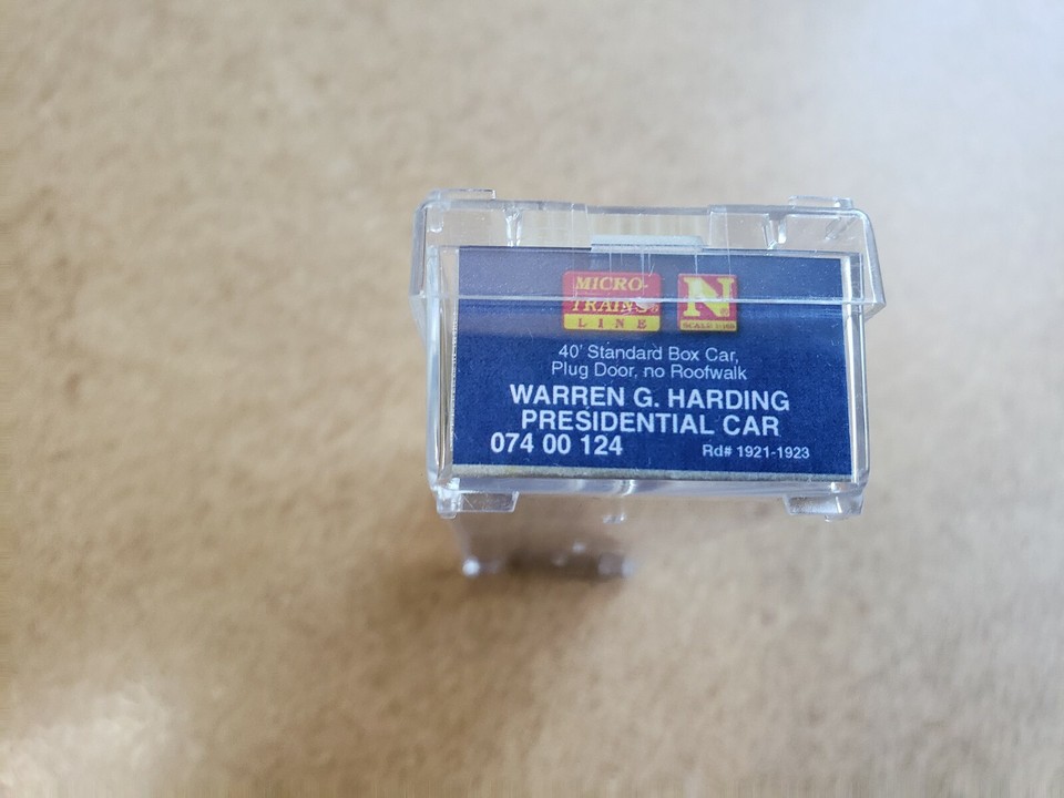 Micro-Trains N Scale Warren G Harding Presidential Car #074 00 124 | eBay