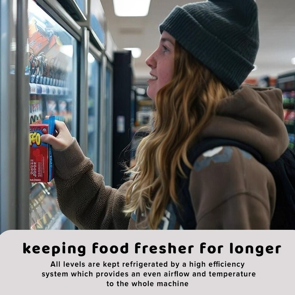 1 Shoppertron Fresh Food 2 Vending Machine for Sandwiches Pies Rolls ...