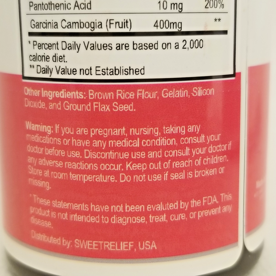 (2 Pack) SWEET RELIEF CLEANSE 120 Capsules Total Cleanse & Detox NEW ...