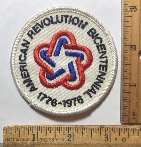 Vintage American Revolution Star Design Patch 1776-1976 Bicentennial ...