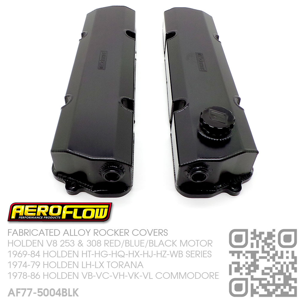 AEROFLOW FABRICATED V8 253 & 308 ROCKER COVERS [HOLDEN LH-LX TORANA ...