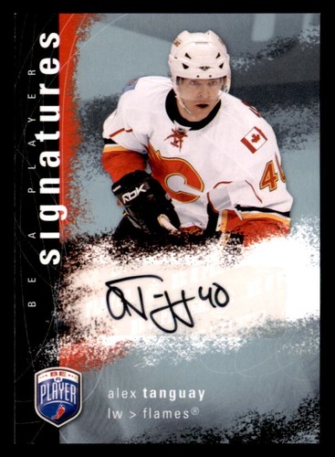2007-08 Be A Player Signatures #SAT Alex Tanguay Calgary Flames | eBay