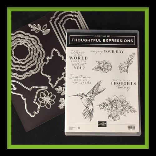 Stampin' Up! THOUGHTFUL EXPRESSIONS Stamp Set & DIES (dies are new) #423 | eBay