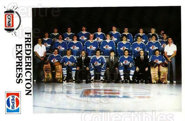 1983-84 Fredericton Express #1 Fredericton Express, Team Photo | eBay
