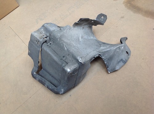 Lamborghini Gallardo LP560-4, Used OEM RH / RIGHT EXHAUST INSULATION ...