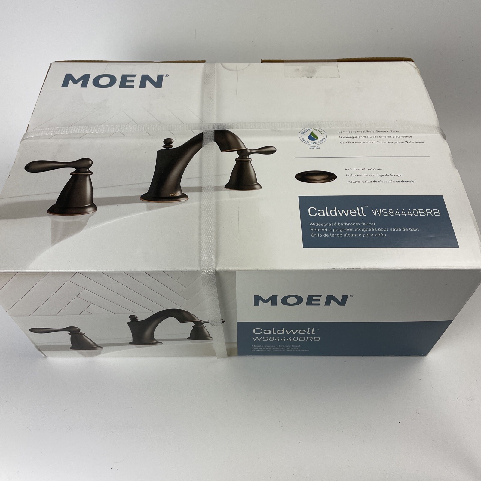 Moen Caldwell WaterSense Bathroom Sink Faucet with Drain ...