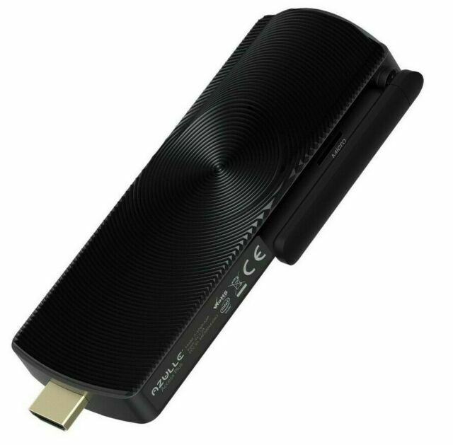 Azulle Access Plus Windows 10 Pro Fanless Mini PC Stick 4GB RAM 32GB ...