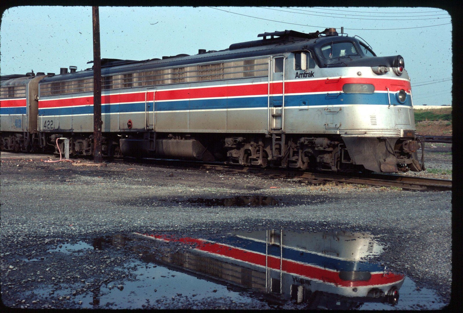 Original Railroad Slide - AMTK Amtrak 422 Washington DC 5-2-1976 | eBay
