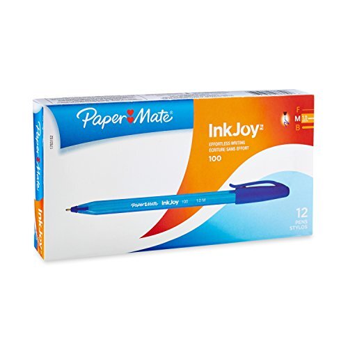 InkJoy 100 Stick Pen 1.0 mm Blue Ink Dozen 524883011767 | eBay