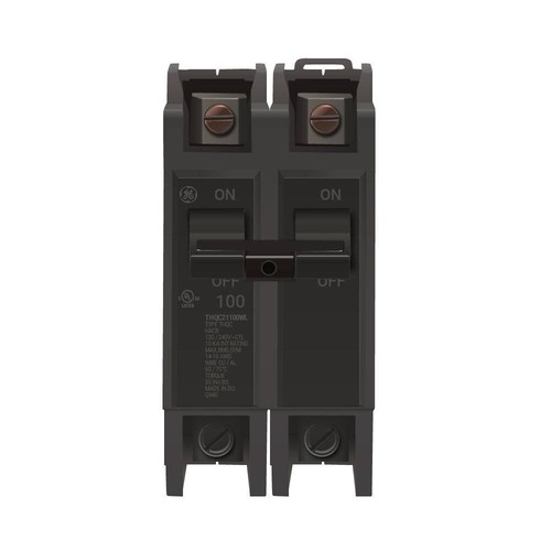 THQC21100WL - GE - Circuit Breaker Feed-Thru - 100 Amp - 2 Pole - 240 ...