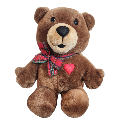 Vtg 1986 Dakin Scrubby Bear Red Heart Plush Teddy Stuffed Animal Love ...