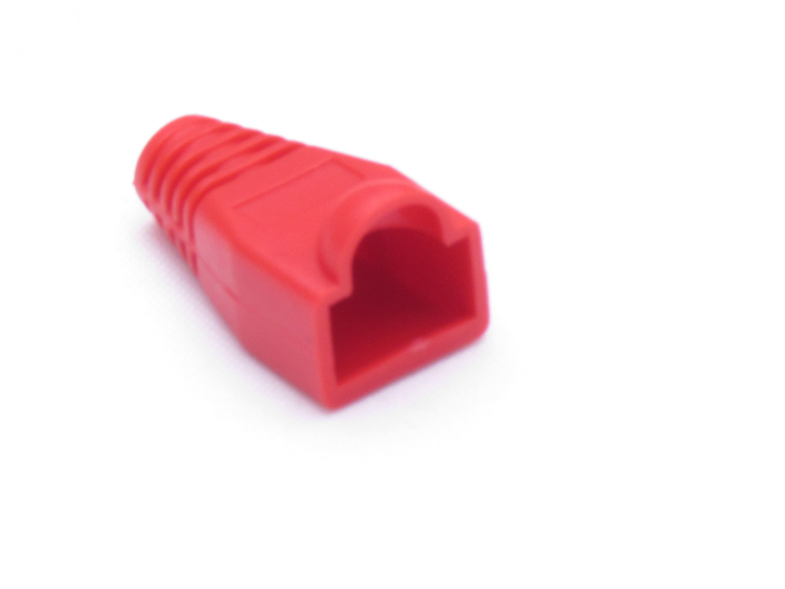 Lot 100 Pcs Red Plug End Cap Boot Cable CAT5 CAT5E CAT6 RJ45 8P8C ...