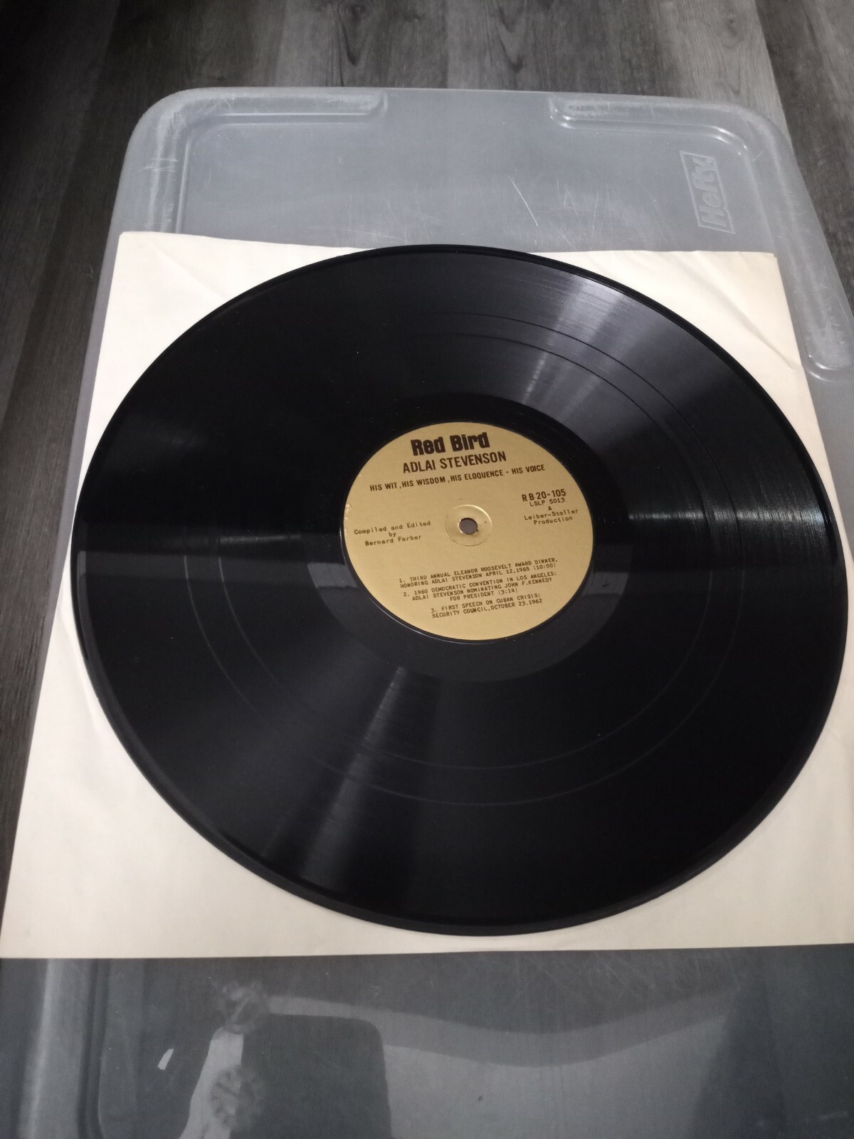 Adlai Stevenson Red Bird Records Vinyl gatefold | eBay