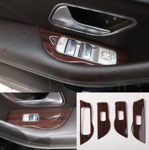 For Mercedes~Benz 2020~23 GLE Wood Grain Look Window Lift Lock Switch ...
