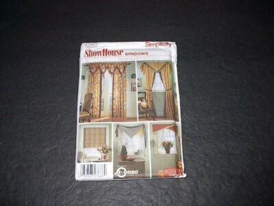 Simplicity Pattern 5050 Chic French Country Window Treatments Uncut | eBay
