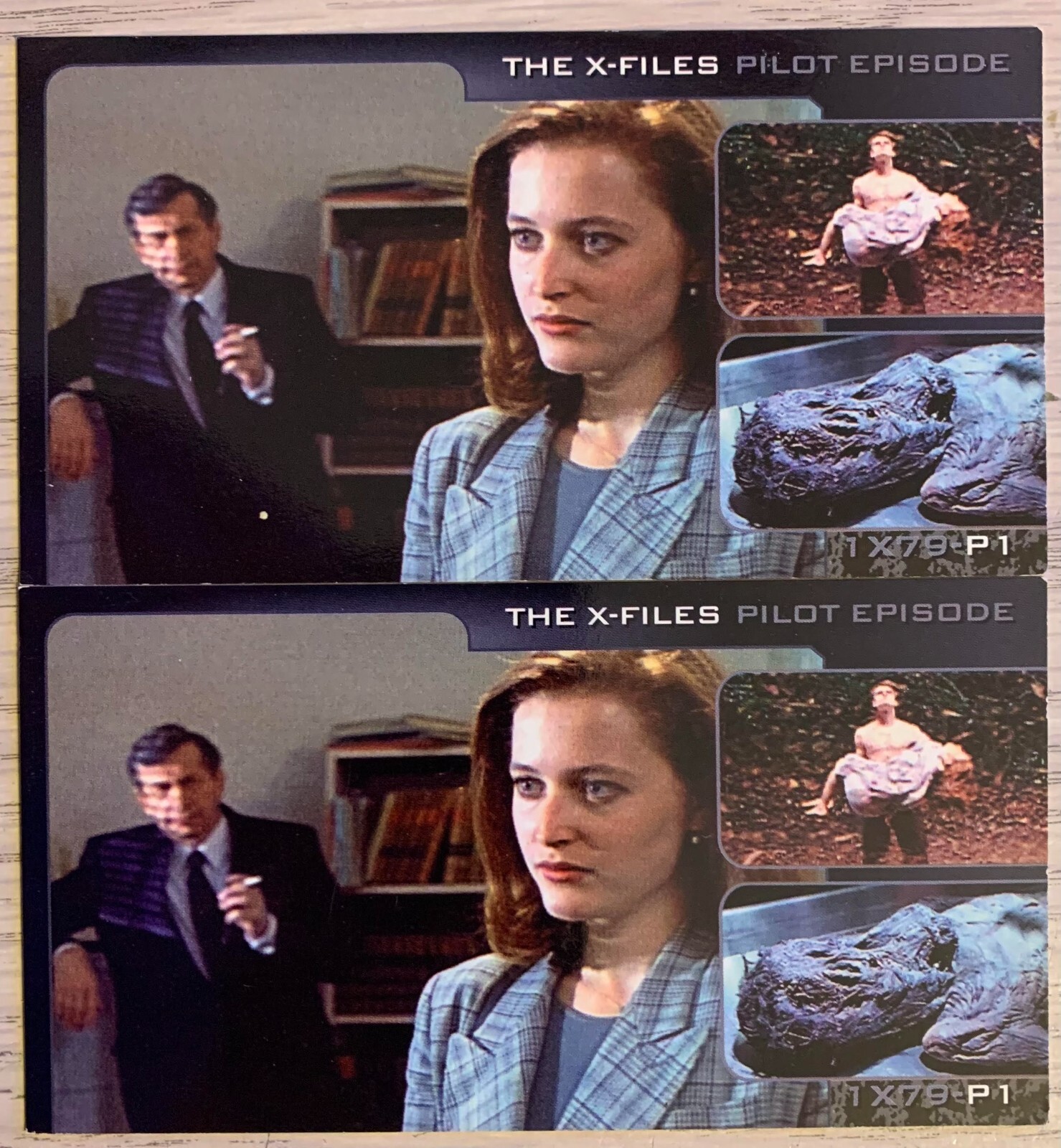 1996 Topps - The X-Files - Promo Card #P1 - Lot of 2 Cards - nrmt/mint ...