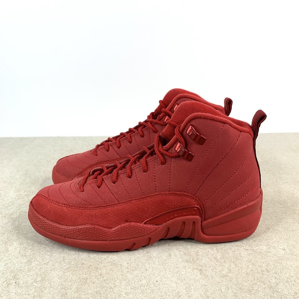 Air Jordan 12 Triple Red GS 4.5Y / Womens 6 B-grade* Missing Lid 153265 ...