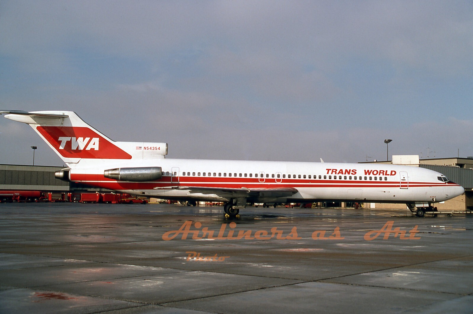TWA Boeing 727-231 N54354 at LGA in December 1980 8"x12" Color Print | eBay