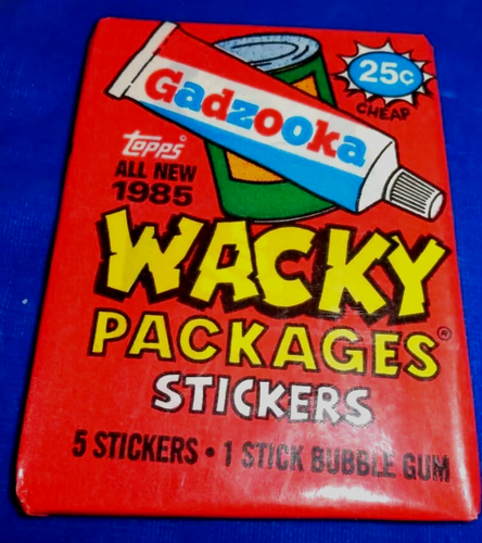 1985 Topps Wacky Packages Stickers Wax Pack Factory Sealed | eBay