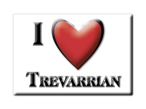 Trevarrian, Cornwall, England - Fridge Magnet I Love Souvenir Uk Gift ...